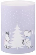 LED svíčka Moomin Snowfall 10cm