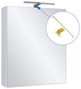Comodo Zrcadlová skříňka Ticino 50 ZS LED-G s osvětlením Any LED 30 G, zlatá