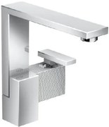 Axor Edge - Umyvadlová baterie s výpustí Push-Open, chrom/diamantový brus 46021000