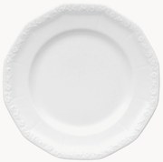 Porcelánový snídaňový talíř Maria White