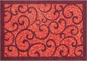 GRUND Rohožka do domácnosti GRILLO červená Rozměr: 60x85 cm