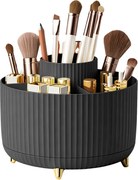 Camerazar Krabička na štětce na make-up, černá, kosmetický organizér