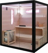 BPS-koupelny Finská sauna Relax HYD-6718 150x140, 3 osoby