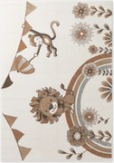 Villeroy & Boch, Dětský kusový koberec Villeroy & Boch Boho Kids 106309 Cream Multicolor, 160x230, bílá, dětský pokoj