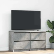 TV skříňka betonově šedá 100x35x54 cm kompozitní dřevo