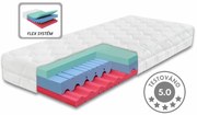 Středně tvrdá ortopedická matrace DIA RELAX HI, 22cm, 120x200cm, 130kg, studená pěna