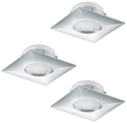Eglo 95802 - SADA 3x LED podhledové svítidlo PINEDA 1xLED/6W/230V