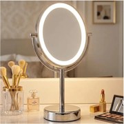 Eglo 201598 - Kosmetické zrcátko s LED podsvícením LED/4W/4xAA IP65 lesklý chrom