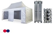 Nůžkový párty stan 3x6 m TENTino BH EXTREME PVC EXTRA HIGH ROOF Barva opláštění: 1A - BÍLÁ