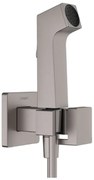 Hansgrohe - Bidetová baterie pod omítku, se sprškou, kartáčovaný černý chrom 29233340