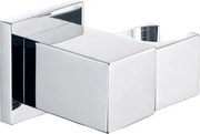 Mereo Mereo, Držák sprchy polohovací hranatý, pochromovaná mosaz, CB466Q