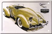Plechová cedule auta Auburn Speedster 851, 150x100 mm