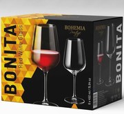 Bohemia prestige bonita sklenička na víno 450ml 6 ks 802305