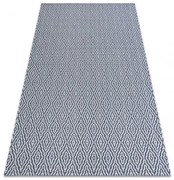 Ekologický koberec CASA, EKO SISAL Boho, Diamanty 22084 tmavě modrá /