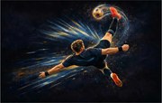 Protiskluzový herní koberec Football