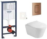 Závěsný wc set do lehkých stěn / předstěnová montáž Glacera Ava SIKOGRSAVASCDL0