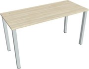 Kancelářský pracovní stůl Hobis UE 1400, deskaakát, bílá RAL 9016