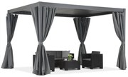 Lagos Premium 3x3 Garden Point volně stojící terasová pergola antracitová