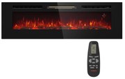 Klarstein Galeras 152, elektrický nástěnný krb, 1800 W, LED