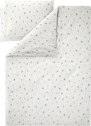 Livarno® Mušelínové ložní povlečení, 240 x 220 cm, 70 x 90 cm (květiny/bílá)