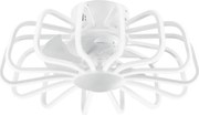 FAN LED-GRECALE-W-INT Svítidlo s ventilátorem GRECALE bílá akrylát/hliník 80 W 8470 lm CCT stmívatelné Wi‑Fi 50x20,7 cm - FANEUROPE