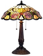 Stolní lampa Tiffany Roses – 44x57 cm
