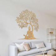 Dřevěná dekorace Buddha a strom života | SENTOP PR0546