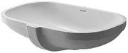 Duravit D-Code - Umyvadlo zápustné 50x29 cm, bez otvoru pro baterii, bílá 0338490000