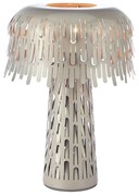Šedobéžová stolní lampa s kovovým stínidlem (výška 38 cm) Verbera – Markslöjd