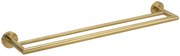 Sapho X-Round - Držák ručníků, délka 66 cm, zlatá XR401GB