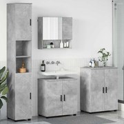 Sada koupelnového nábytku 4 ks Betonově šedá 61 x 35 x 64 cm 3393006