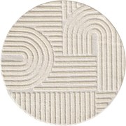 Krémový kulatý koberec ø 80 cm Art – Ayyildiz Carpets
