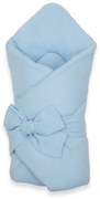 Mušelínová šněrovací zavinovačka New Baby blue