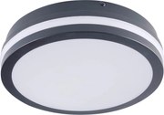 Kanlux Stropní LED svítidlo BENO 12-18W CCT-O G grafit pr. 22 cm