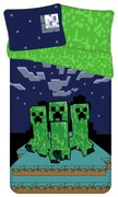 Jerry Fabrics Bavlněné povlečení 140x200 Minecraft Sssleep Tight povlak na polštář 50x70