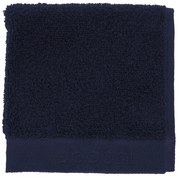 Tmavě modrý froté bavlněný ručník 30x30 cm Comfort – Södahl