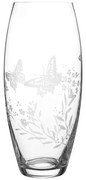 Diamante skleněná váza Butterfly Barrel 30 cm