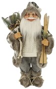 Dekorace Santa Claus Šedý 60cm