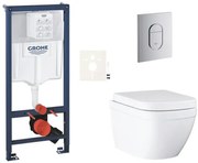 Závěsný wc set do lehkých stěn / předstěnová montáž GROHE Euro Ceramic SIKOGRSEUA