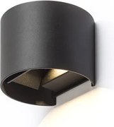 RED R13737 AKCE - TITO R DIMM nástěnná černá 230V LED 2x3W IP65 3000K - RED - DESIGN RENDL