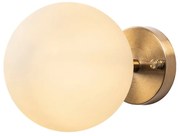 Bílé/v bronzové barvě nástěnné svítidlo ø 15 cm Atmaca – Opviq lights