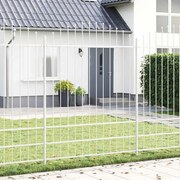 Zahradní plot WOERDEN 2 ks 170 x 225 cm Práškově lakovaná ocel 3360141