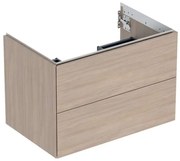 Geberit ONE - Umyvadlová skříňka 74x50x47 cm, 2 zásuvky, dub 505.262.00.5