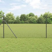 Zemní upevnění svařované drátěné ploty 10 x 1,2 m Šedá Síťovina 3351813