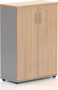 Střední skříň Visio LUX 80 x 38,5 x 113 cm, dub
