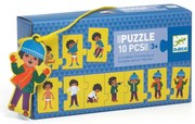 Puzzle - Učím se oblékat - 10 ks