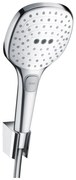 Hansgrohe Raindance Select E, sprchový set 120 3jet s hadicí 1600 mm, bílá/chromová, HAN-26720400