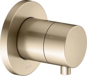 Keuco IXMO Comfort - Uzavírací a přepínací ventil pod omítku, pro 3 spotřebiče, kartáčovaný bronz 59549031001