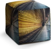 Sablio Taburet Cube Pražské metro - 50x50x50 cm
