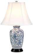 Elstead BLUE-G-JAR-TL - Stolní lampa BLUE GINGER JAR 1xE27/60W/230V